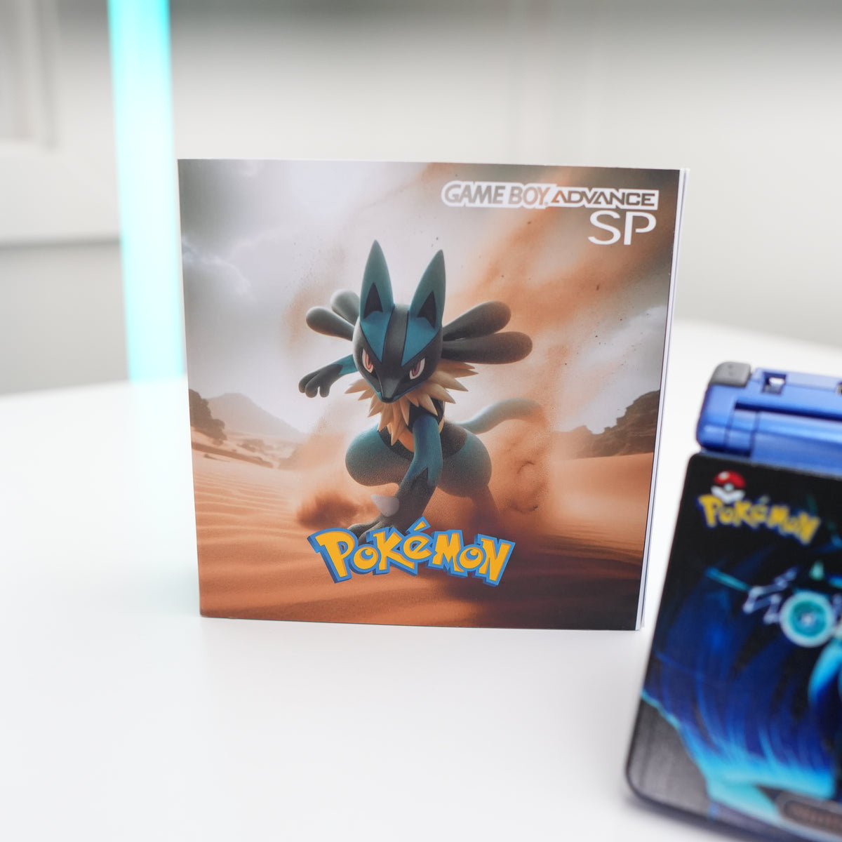NEW LUCARIO Themed GBA SP IPS Screen Mod w/Box! – JAYBOYMODZ NEW LUCARIO Themed GBA SP IPS Screen Mod w/Box! – JAYBOYMODZ