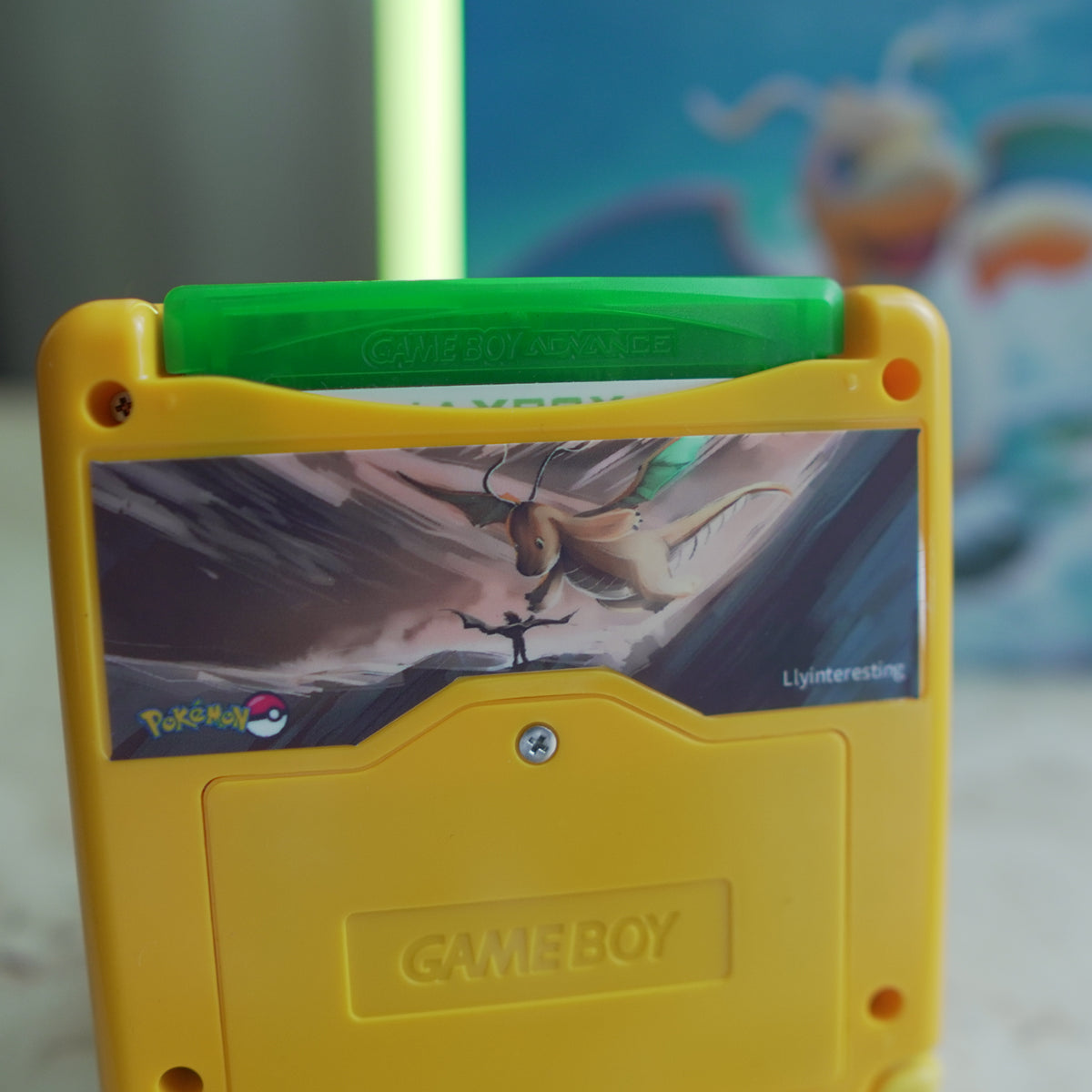 NEW DRAGONITE Themed GBA SP IPS Screen Mod w/Box! – JAYBOYMODZ