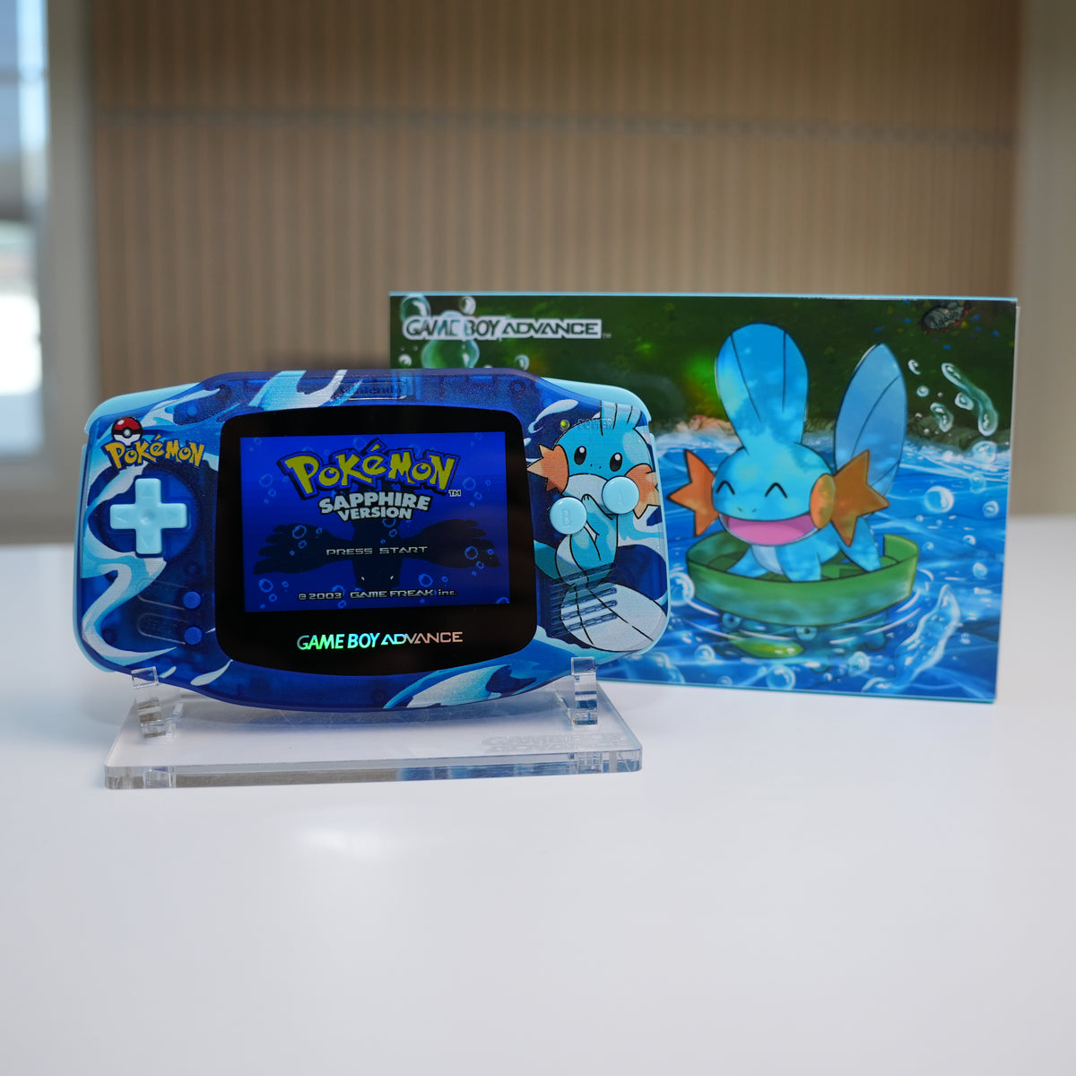 NEW Mudkip Themed GBA IPS Screen Mod w/Box! – JAYBOYMODZ