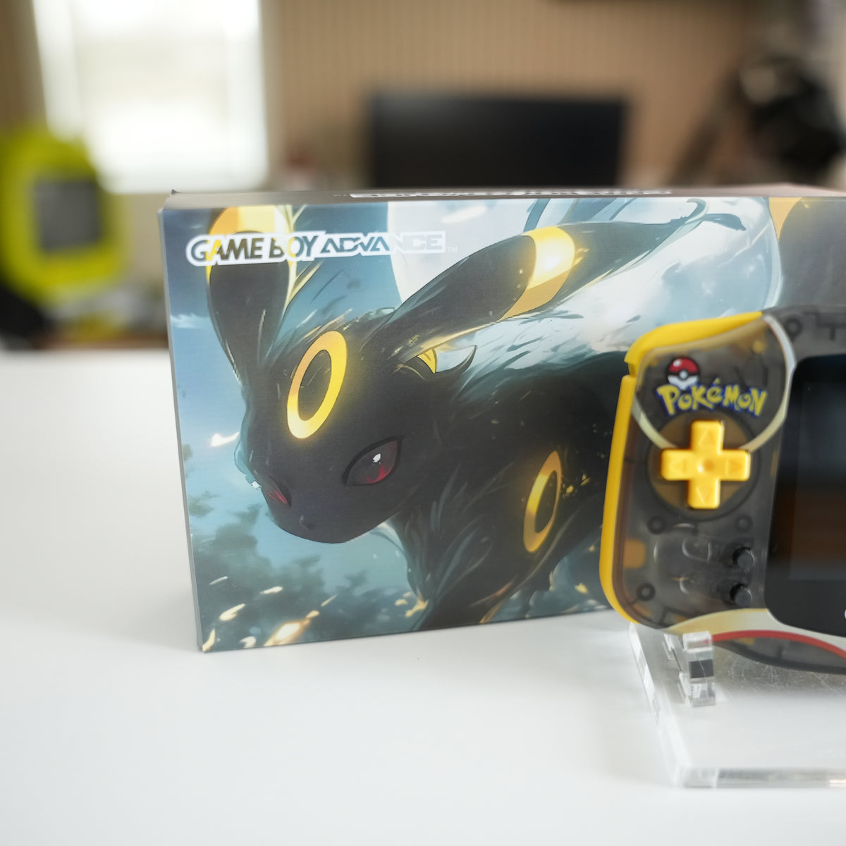 NEW Umbreon Themed GBA IPS Screen Mod w/Box! – JAYBOYMODZ