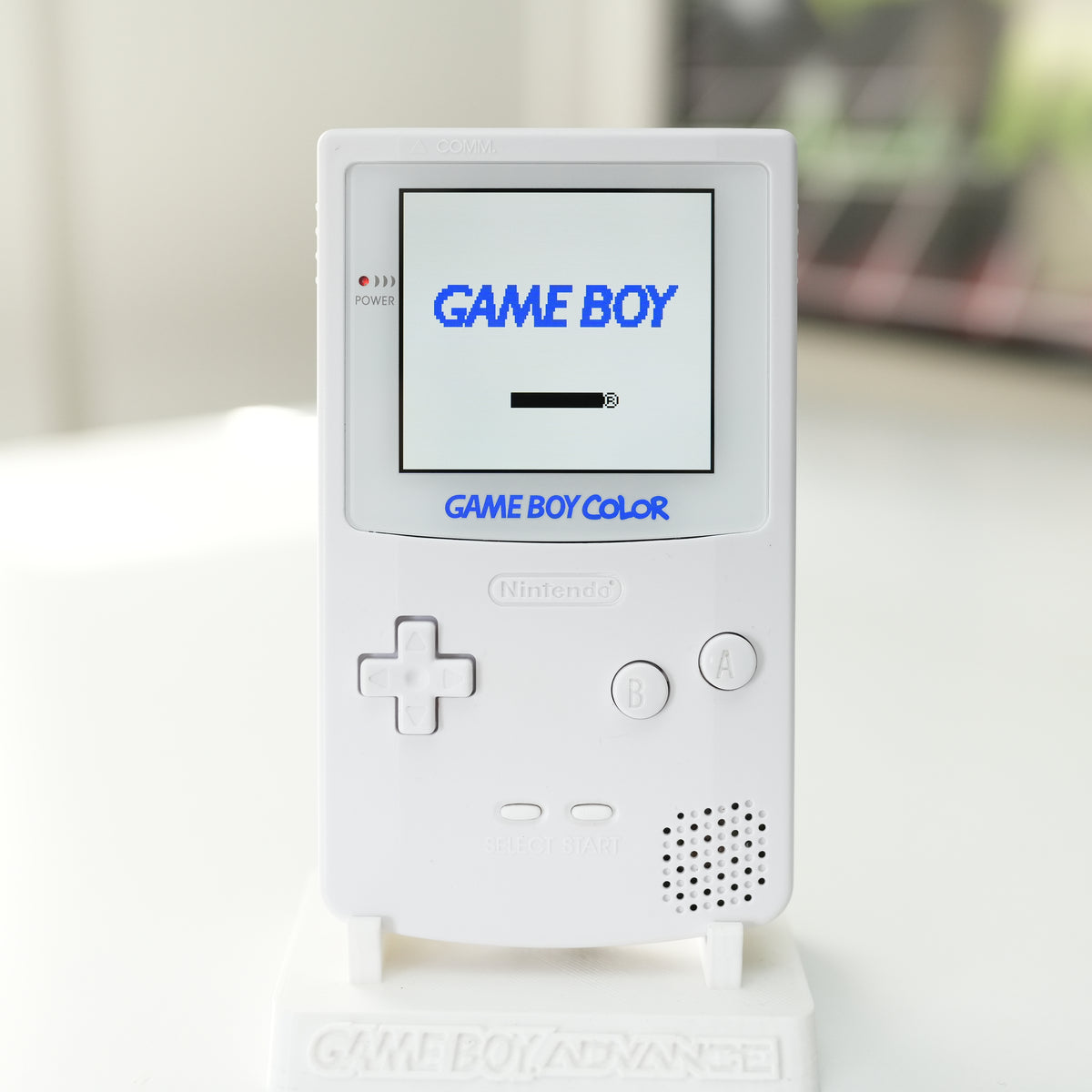 All White Q5 IPS screen Gameboy Color!! – JAYBOYMODZ