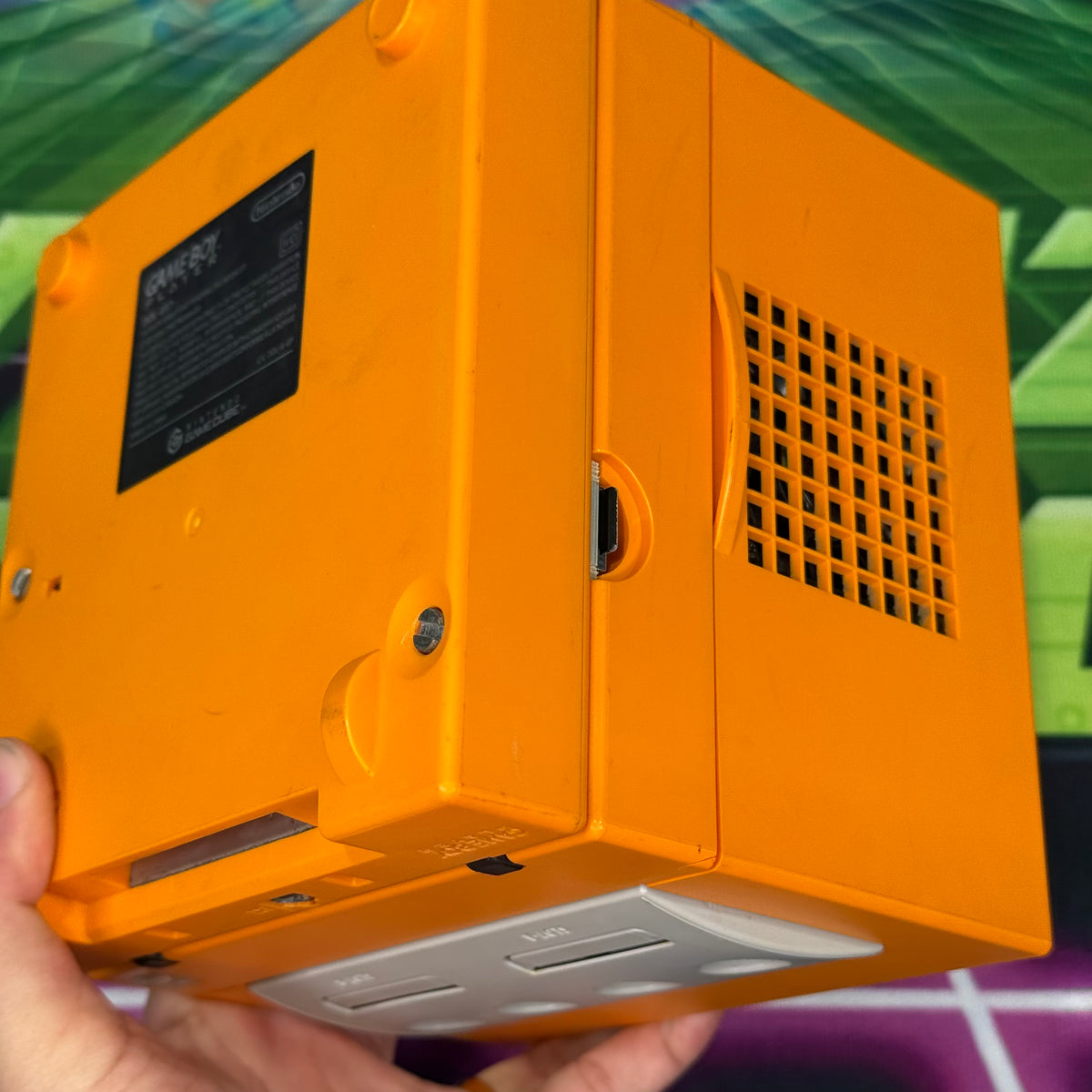 Modded Gamecube!! | Orange Spice W/ Gameboy Player | 128gb SD Card ...