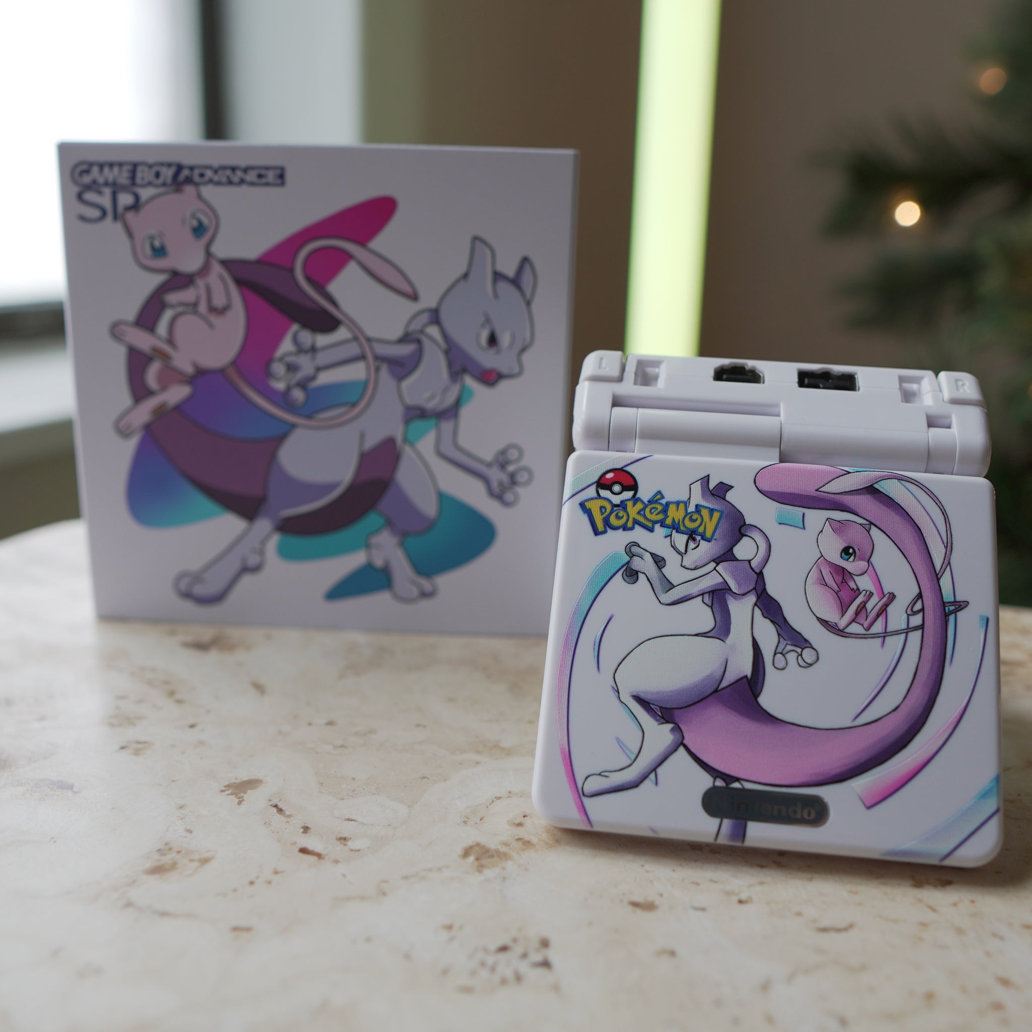NEW MEW Themed GBA SP IPS Screen Mod w/Box! – JAYBOYMODZ