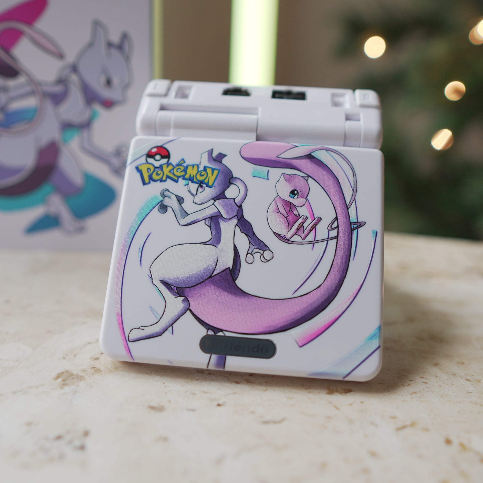 NEW MEW Themed GBA SP IPS Screen Mod w/Box! – JAYBOYMODZ