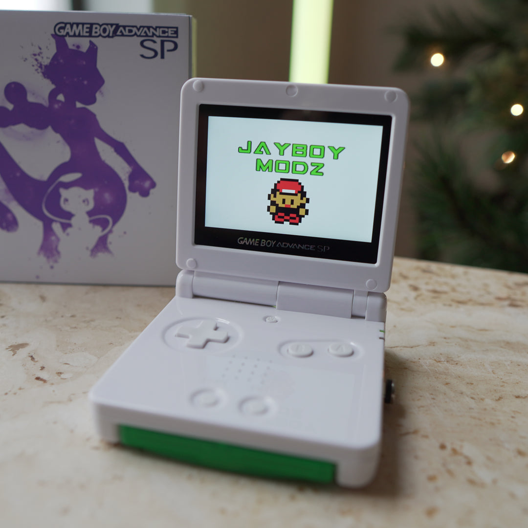 NEW MEW Themed GBA SP IPS Screen Mod w/Box! – JAYBOYMODZ