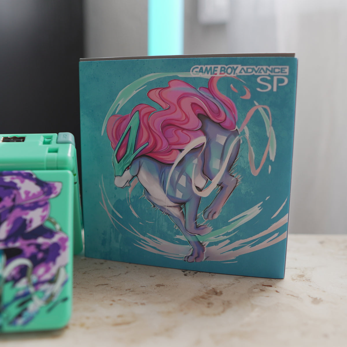 NEW CRYSTAL Themed GBA SP IPS Screen Mod w/Box! – JAYBOYMODZ