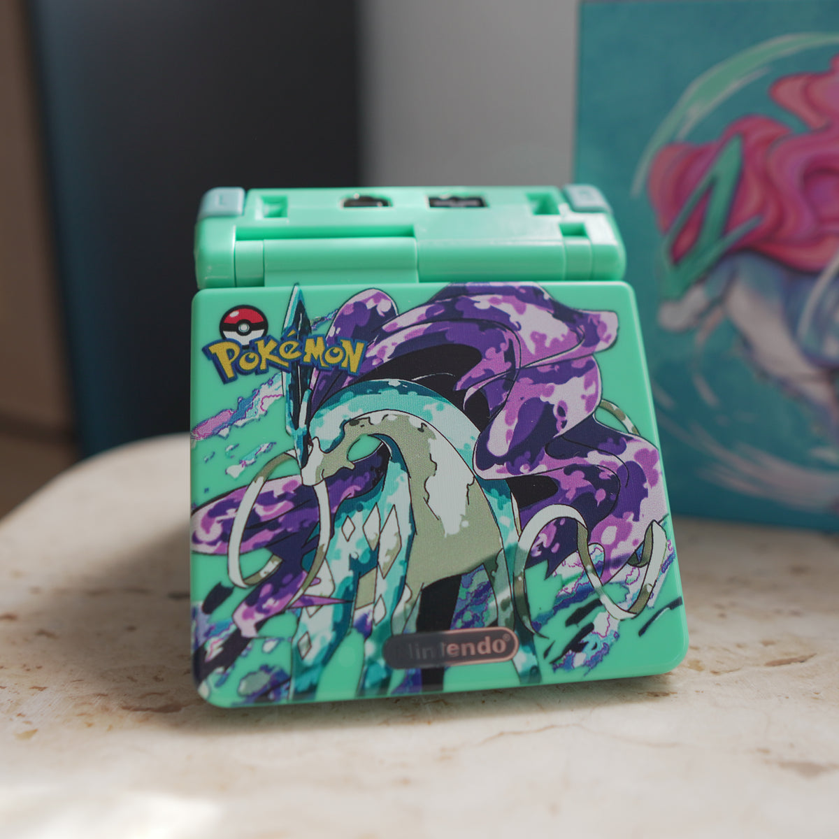 NEW CRYSTAL Themed GBA SP IPS Screen Mod w/Box! – JAYBOYMODZ