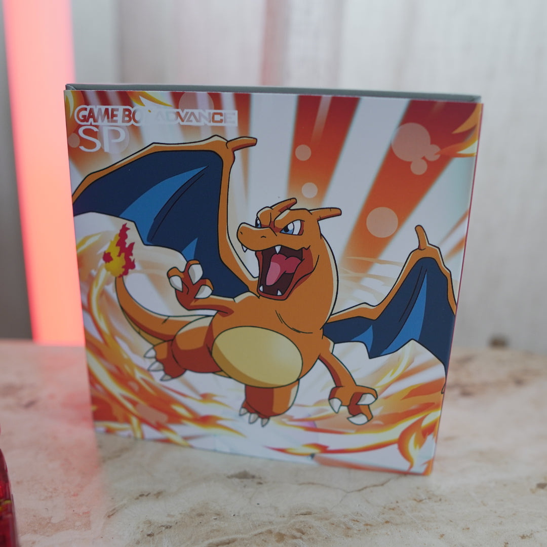 NEW CHARIZARD Themed GBA SP IPS Screen Mod w/Box! – JAYBOYMODZ