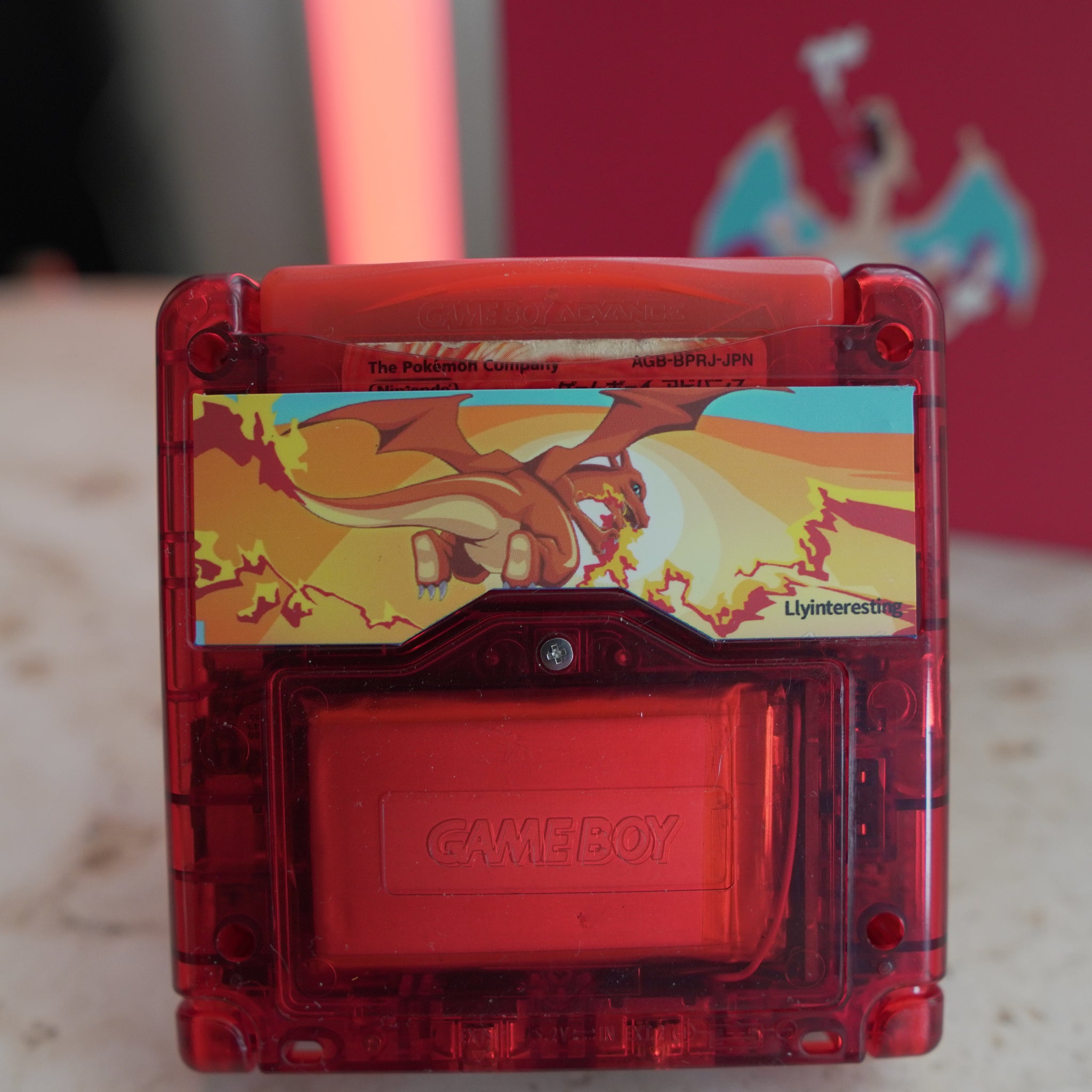 NEW CHARIZARD Themed GBA SP IPS Screen Mod w/Box! – JAYBOYMODZ