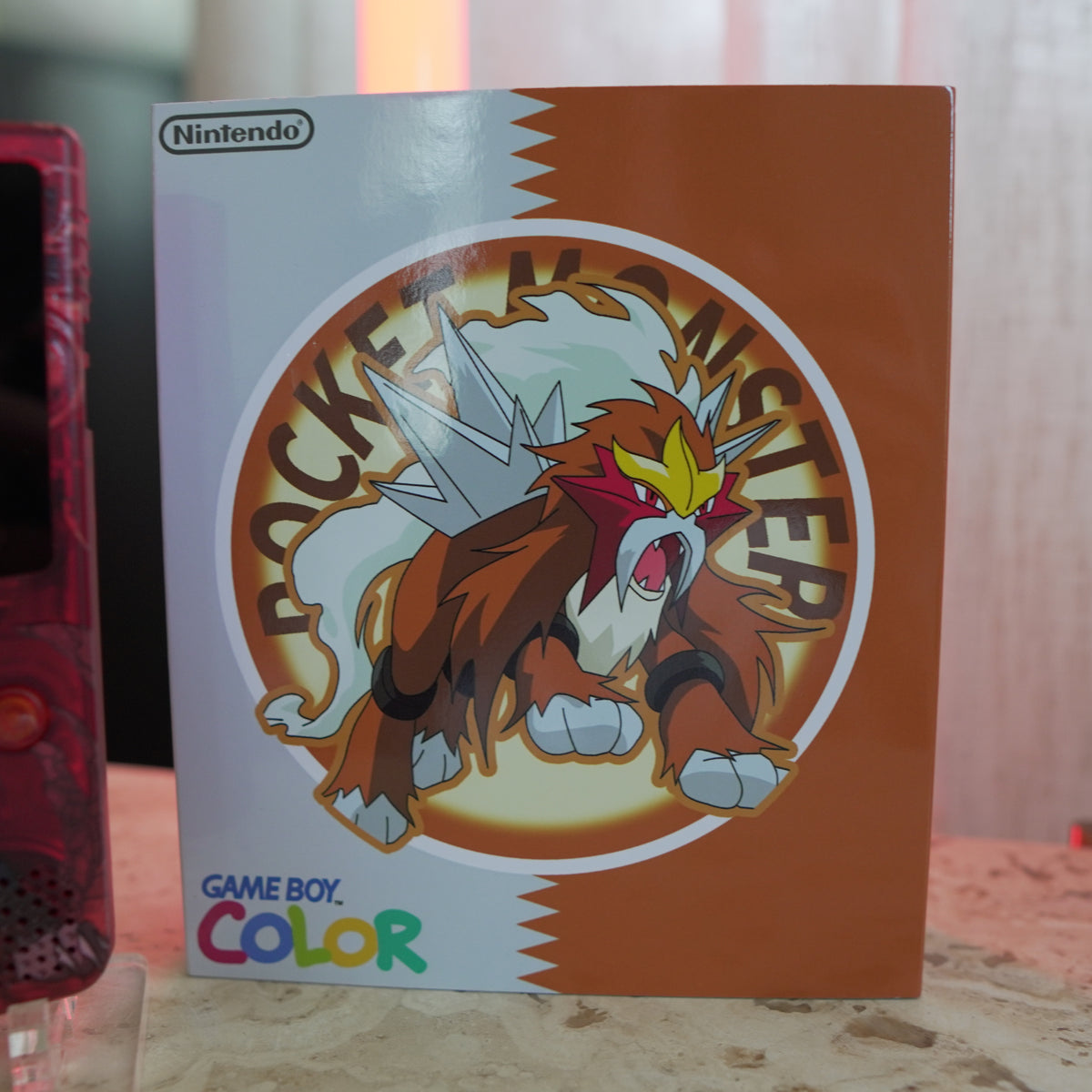 NEW ENTEI Themed GBC with Q5 Light up Logo IPS Screen Mod w/Box ...