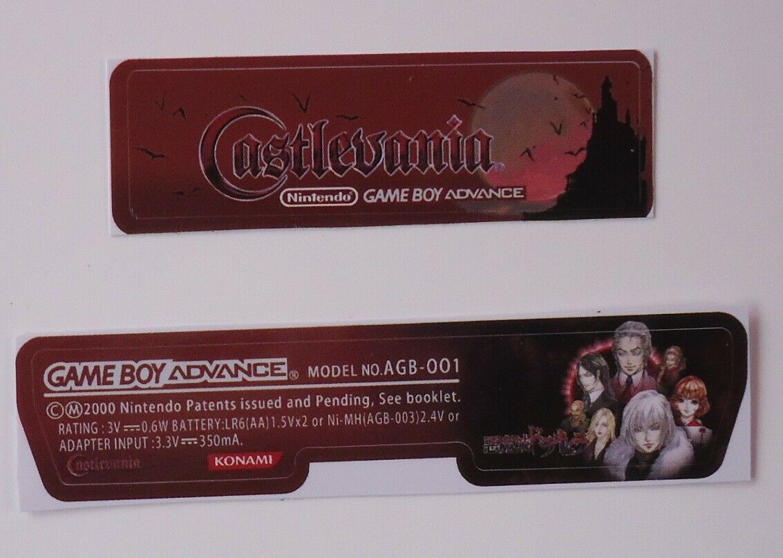 Gameboy Advanced Labels – JAYBOYMODZ