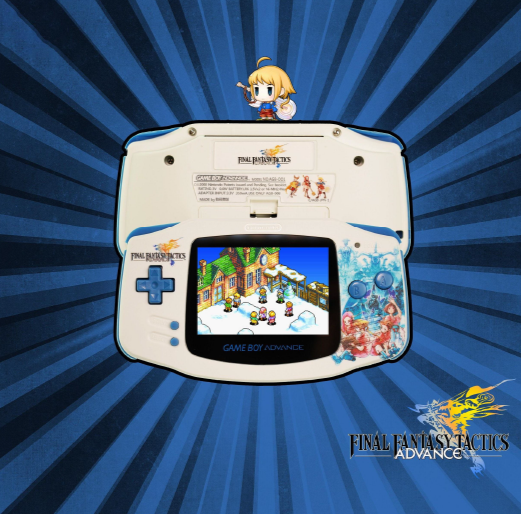 NEW Final Fantasy Tactics Themed GBA IPS Screen Mod w/Box! – JAYBOYMODZ