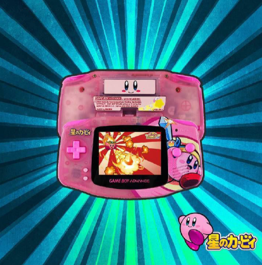 NEW Kirby Themed GBA IPS Screen Mod w/Box! – JAYBOYMODZ
