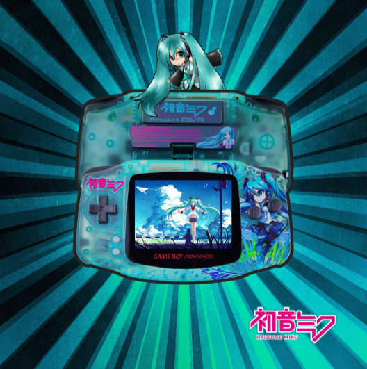 New HATSUNE MIKU Themed GBA IPS Screen Mod w/Box! – JAYBOYMODZ